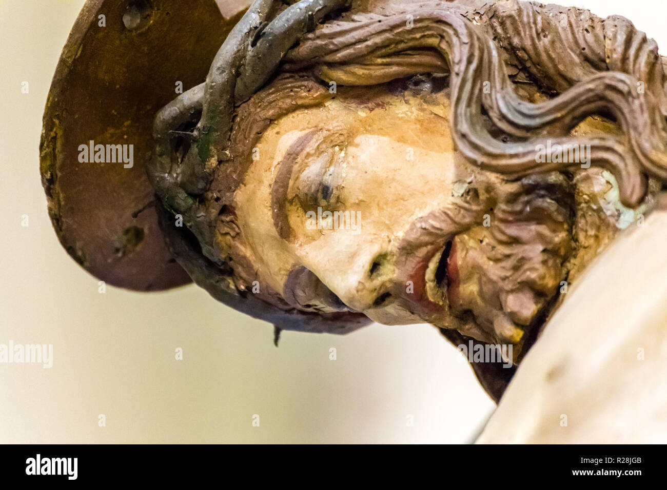 closeup of statue of the Crucifixion of Jesus Christ Stock Photo - Alamy