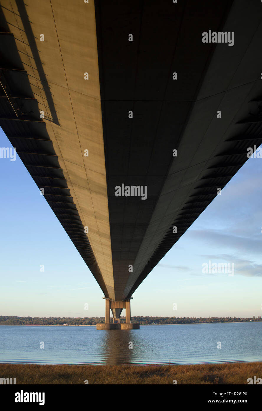 Humber Bridge architectural details Stock Photo - Alamy