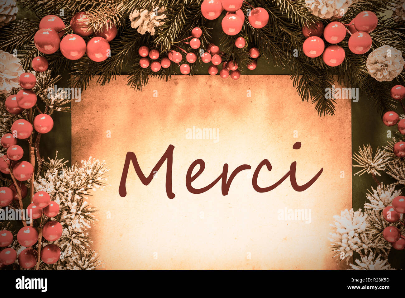 Sign french text merci means hi-res stock photography and images - Alamy