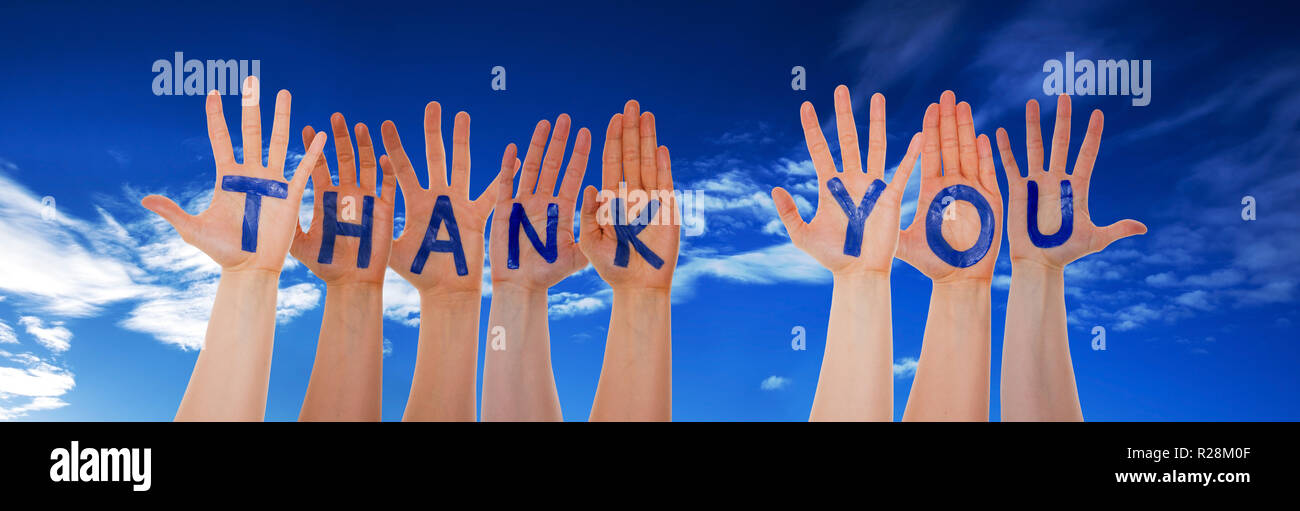 Thank hands hi-res stock photography and images - Alamy