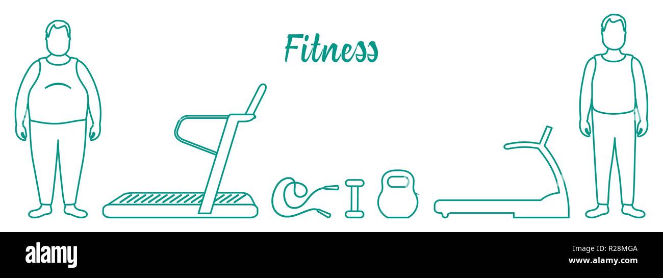 Time to fitness and sports. Healthy lifestyle. Men involved in sports ...