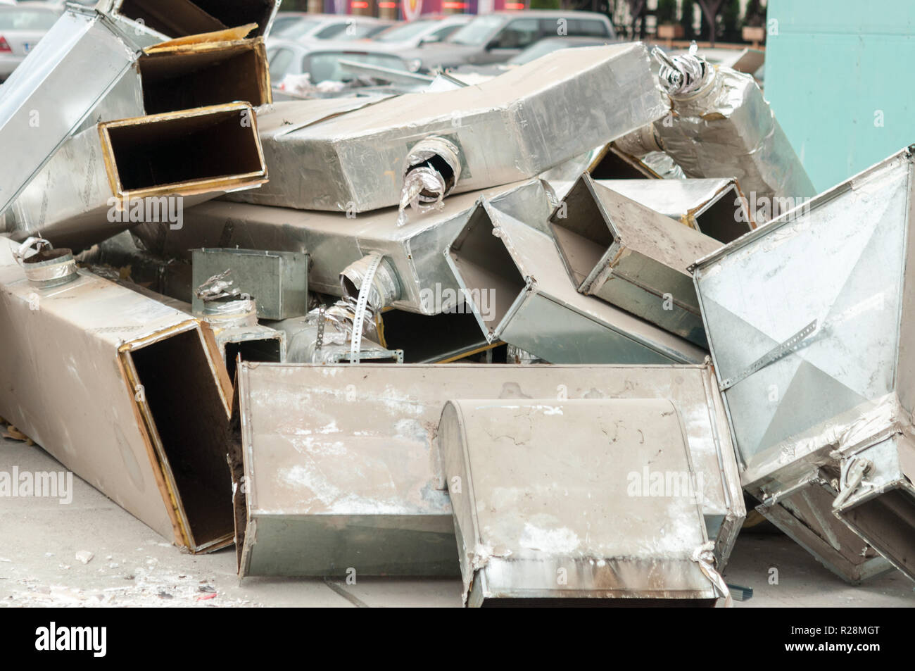 ventilation ducts. many of the same bent metal components the air duct ...