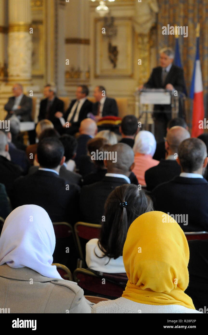 Diplomas award studies of secularism, Lyon, France Stock Photo - Alamy