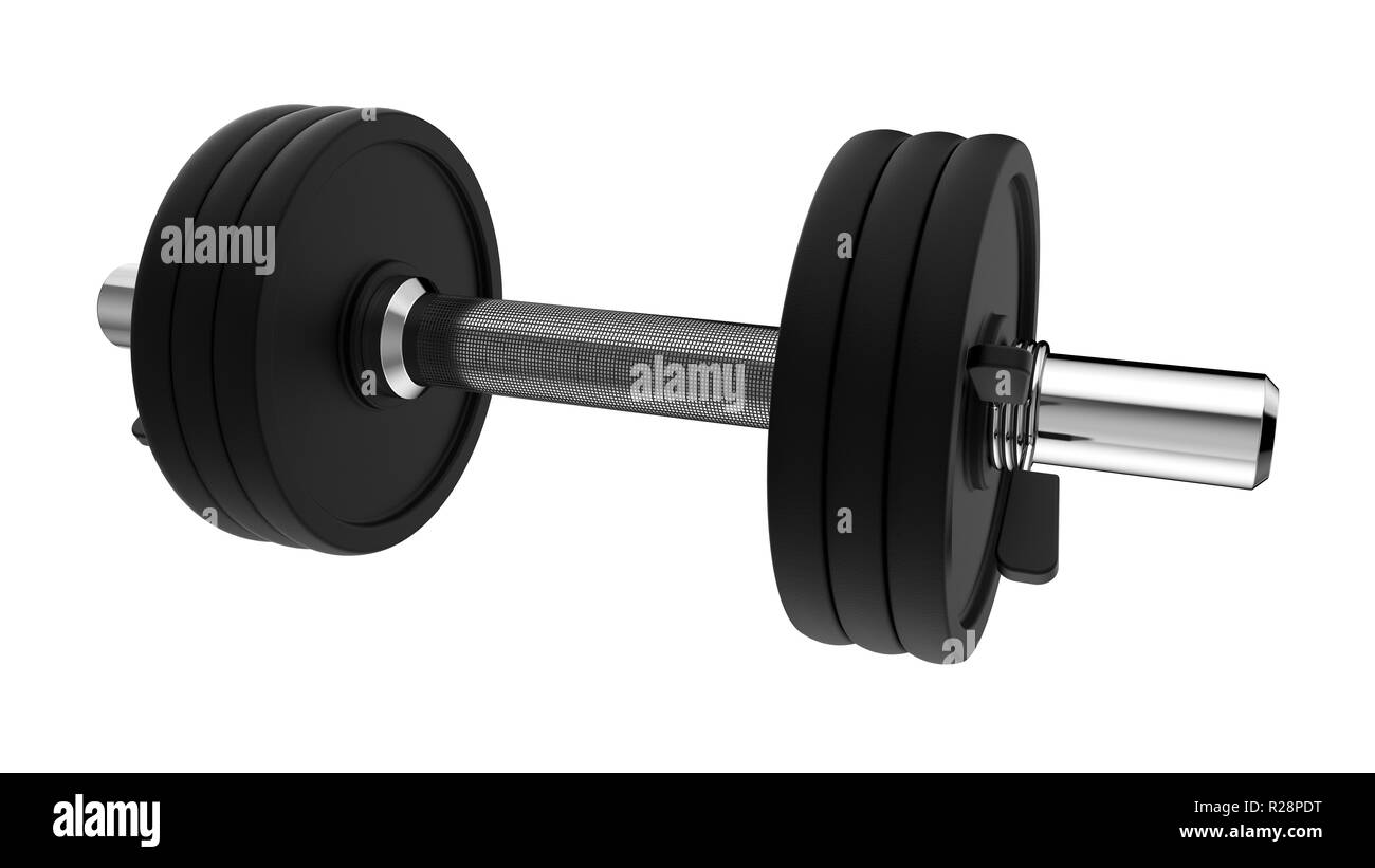 Dumbbell Black and White Stock Photos & Images - Alamy