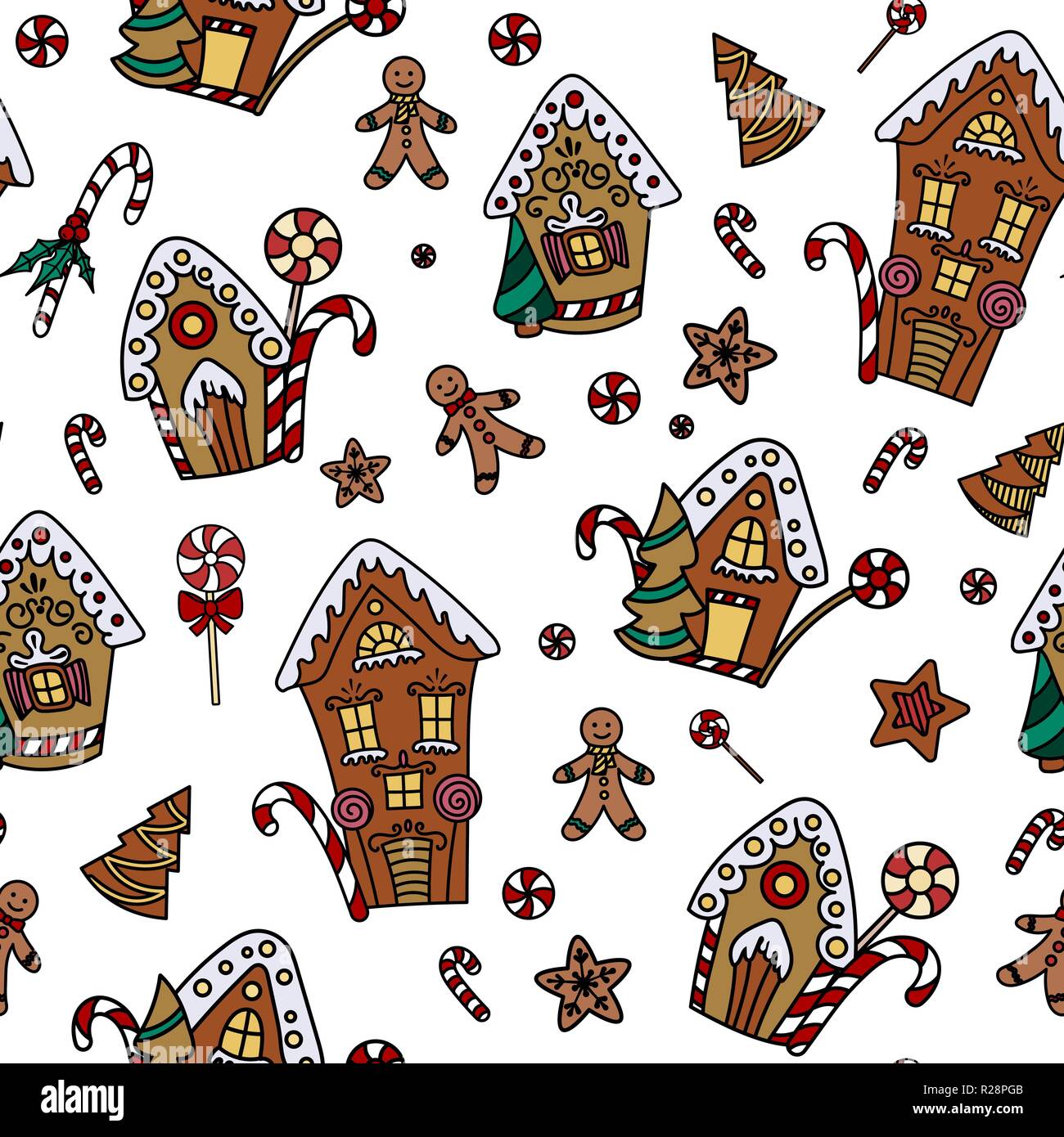 Holiday background christmas gingerbread cookies Stock Vector Images ...