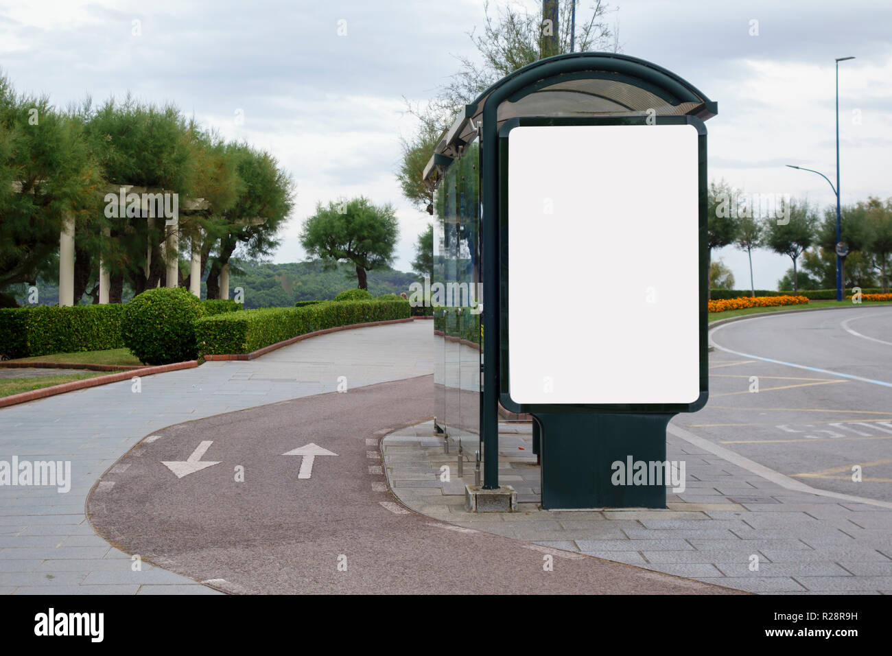 Bus stop ad hi-res stock photography and images - Alamy