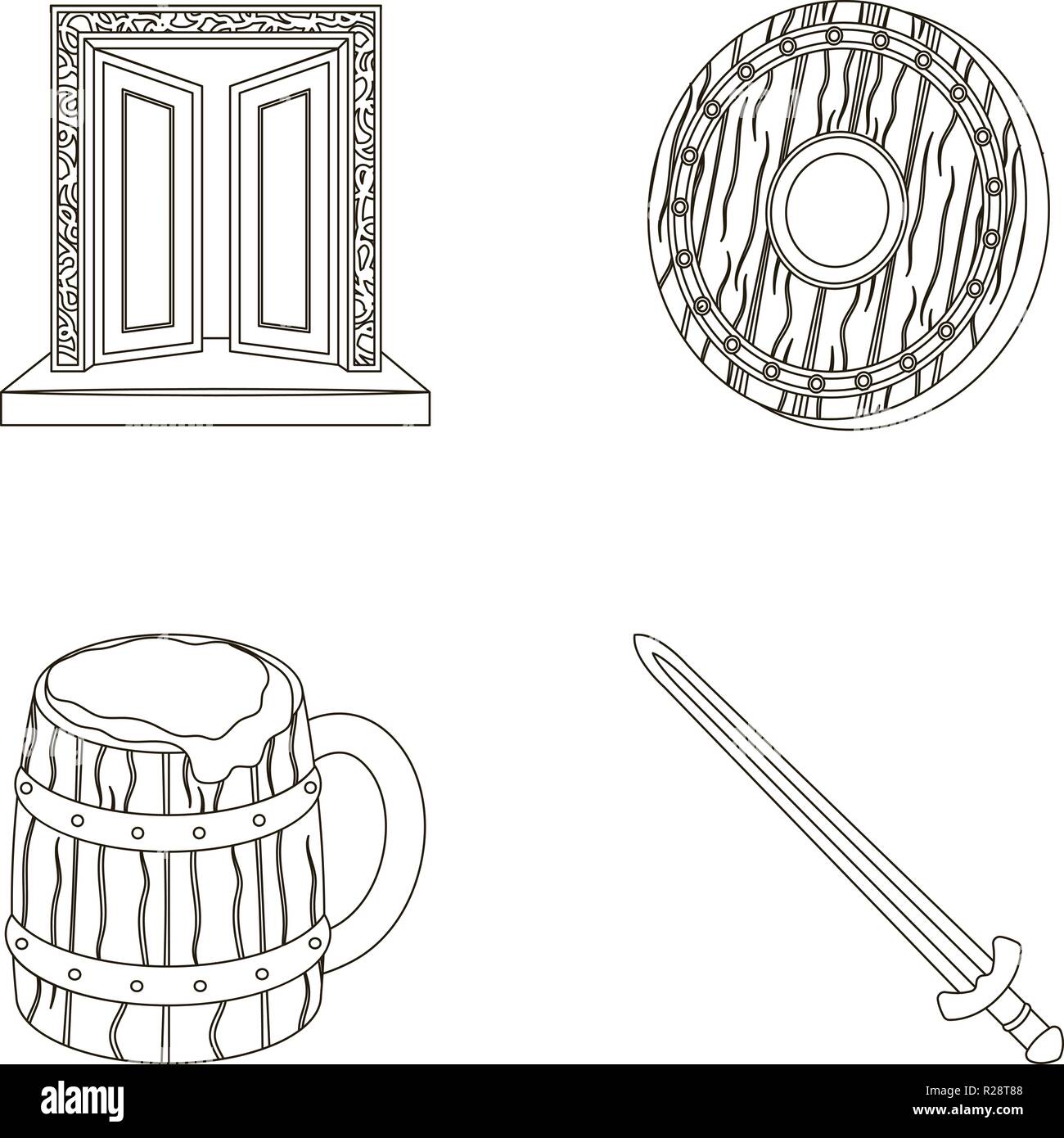 Braga icon Stock Vector Images - Alamy