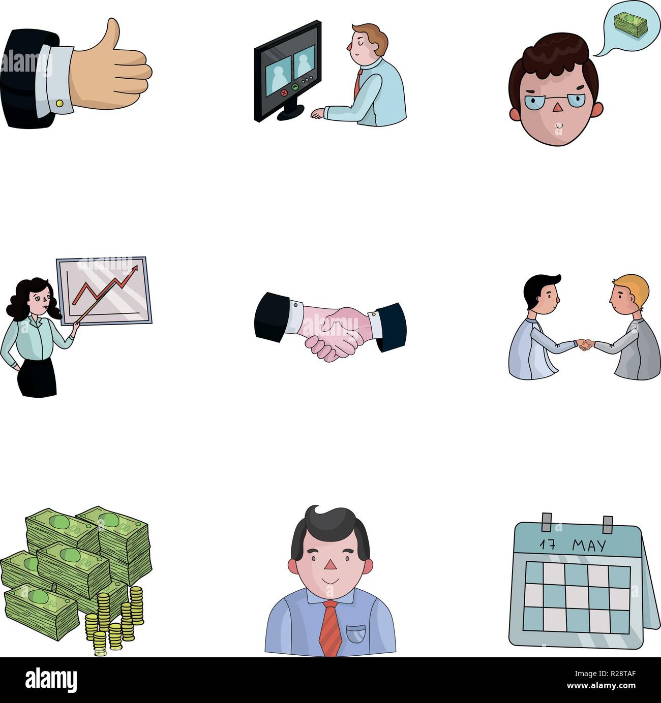 Banker center Stock Vector Images - Alamy