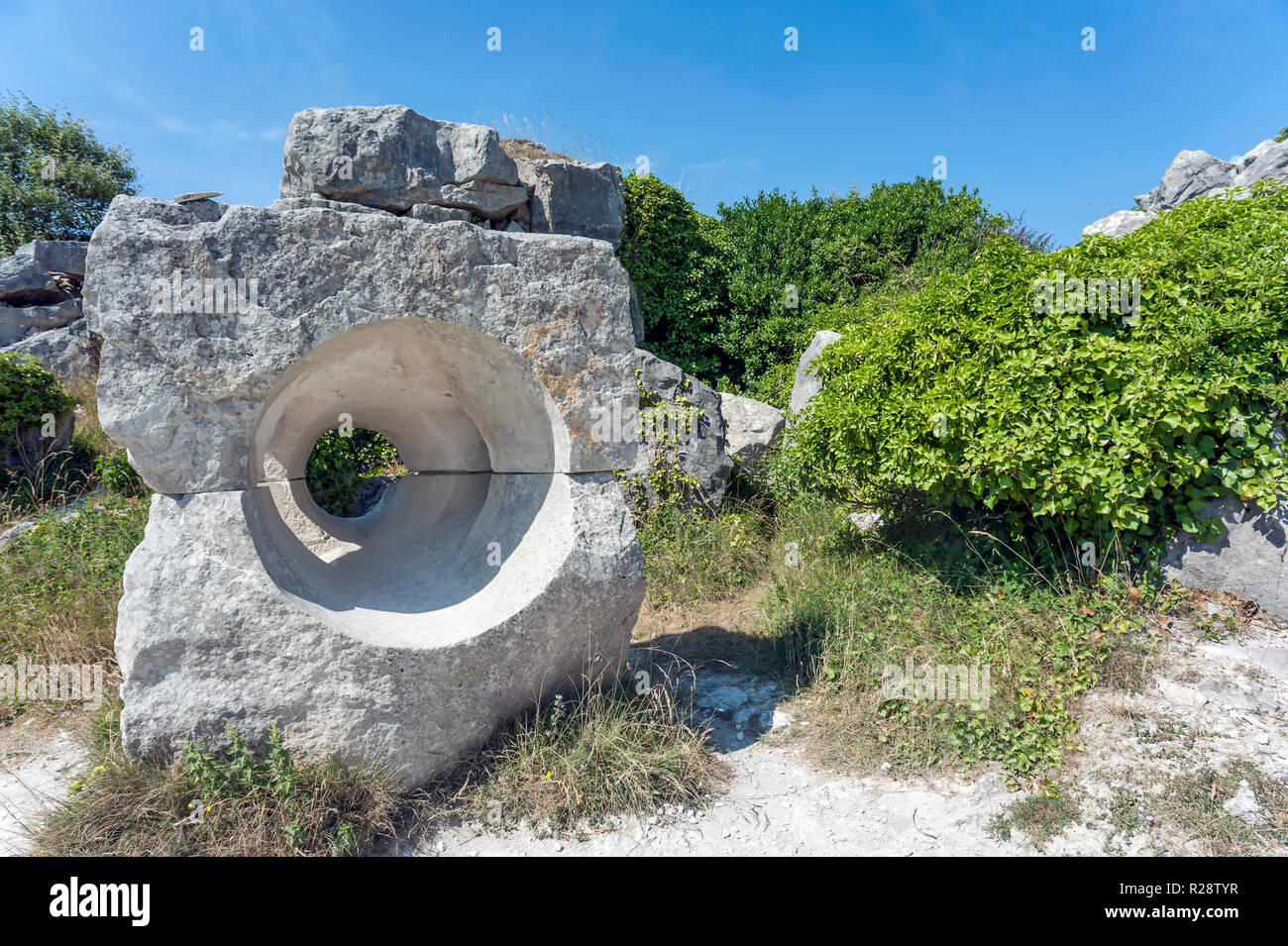 Tout quarry sculpture park hi-res stock photography and images - Alamy
