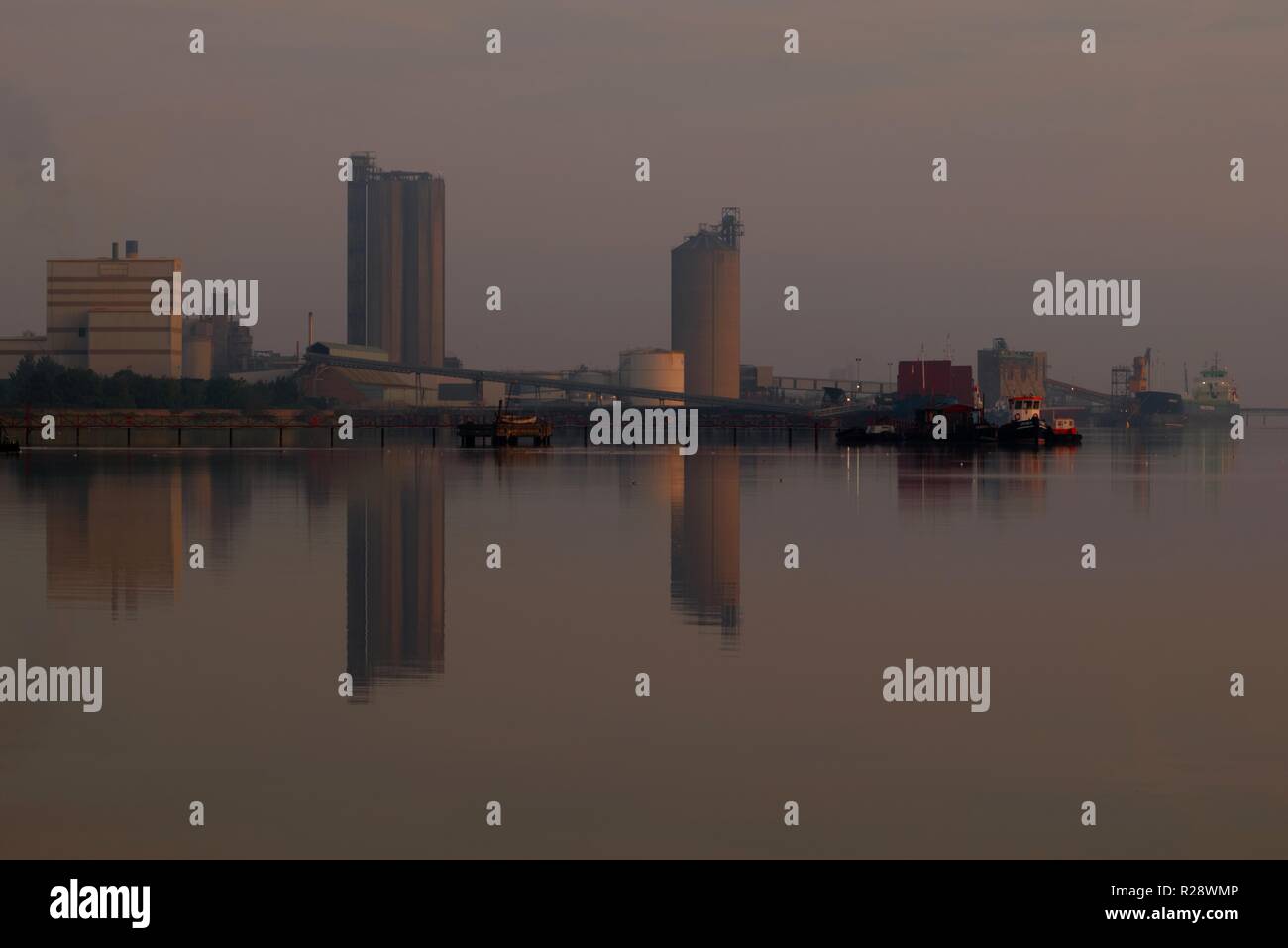 Erith, United Kingdom - August 28, 2018: ADM Ltd oil and food ...
