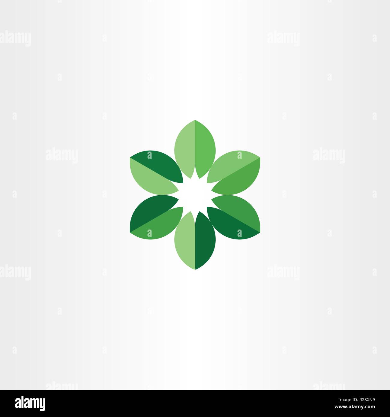 bio leaves circle logo green icon Stock Vector Image & Art - Alamy