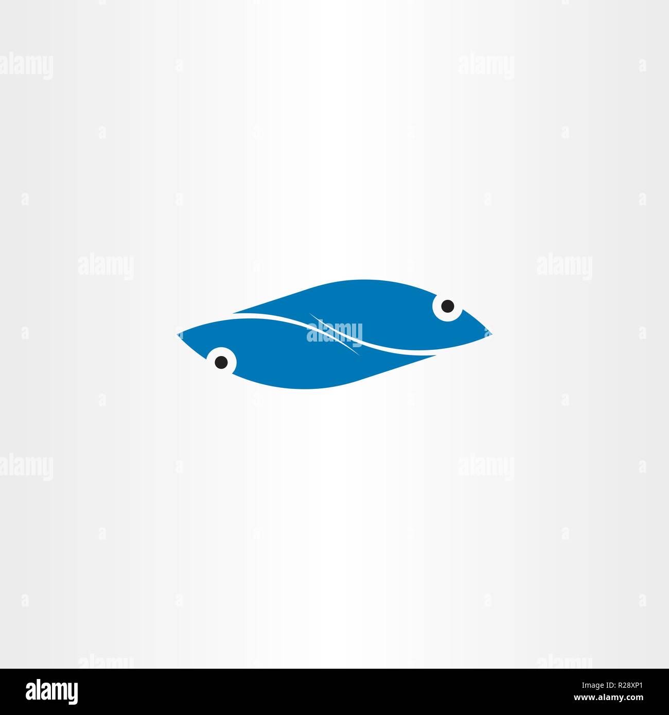 blue fish logo vector element symbol Stock Vector Image & Art - Alamy