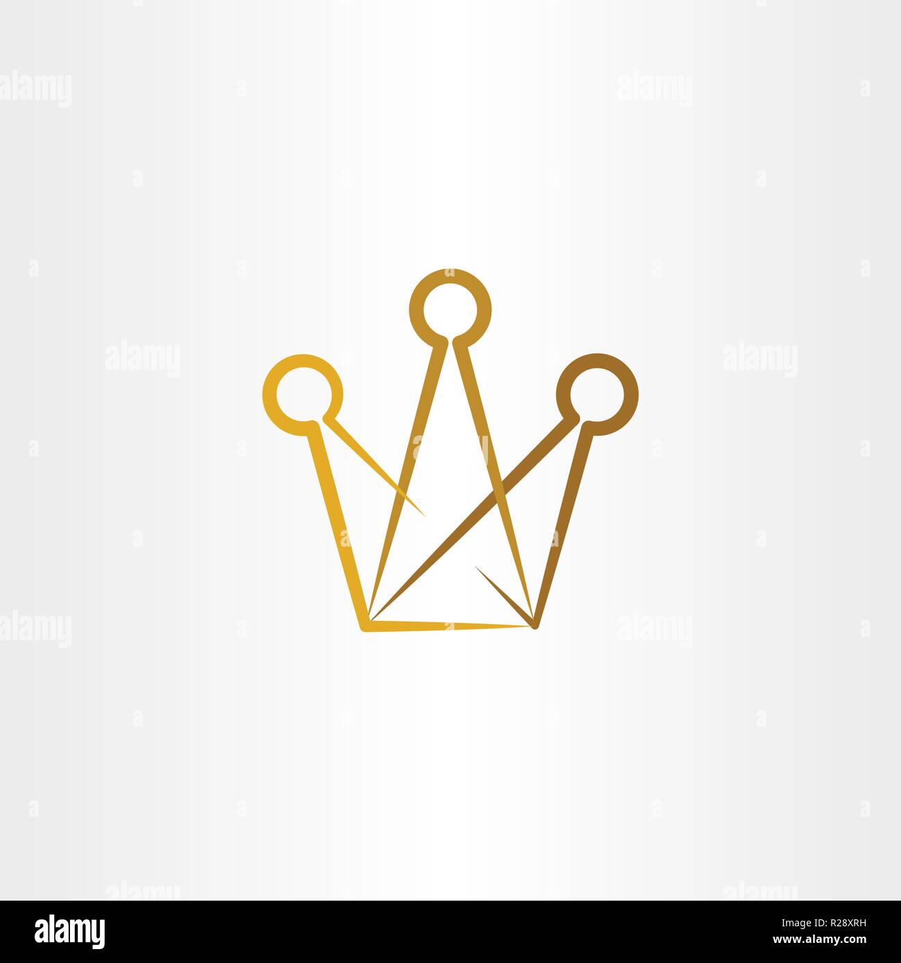 crown logo symbol element vector Stock Vector Image & Art - Alamy