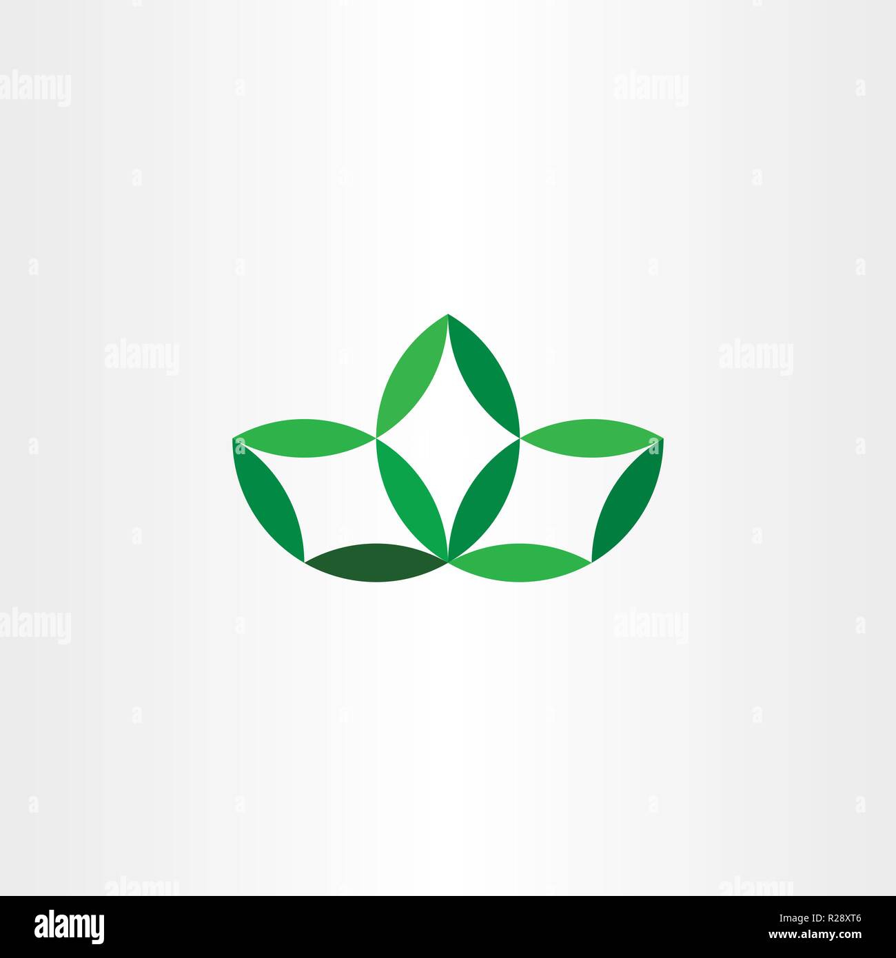 eco leaves symbol logo green sign Stock Vector Image & Art - Alamy