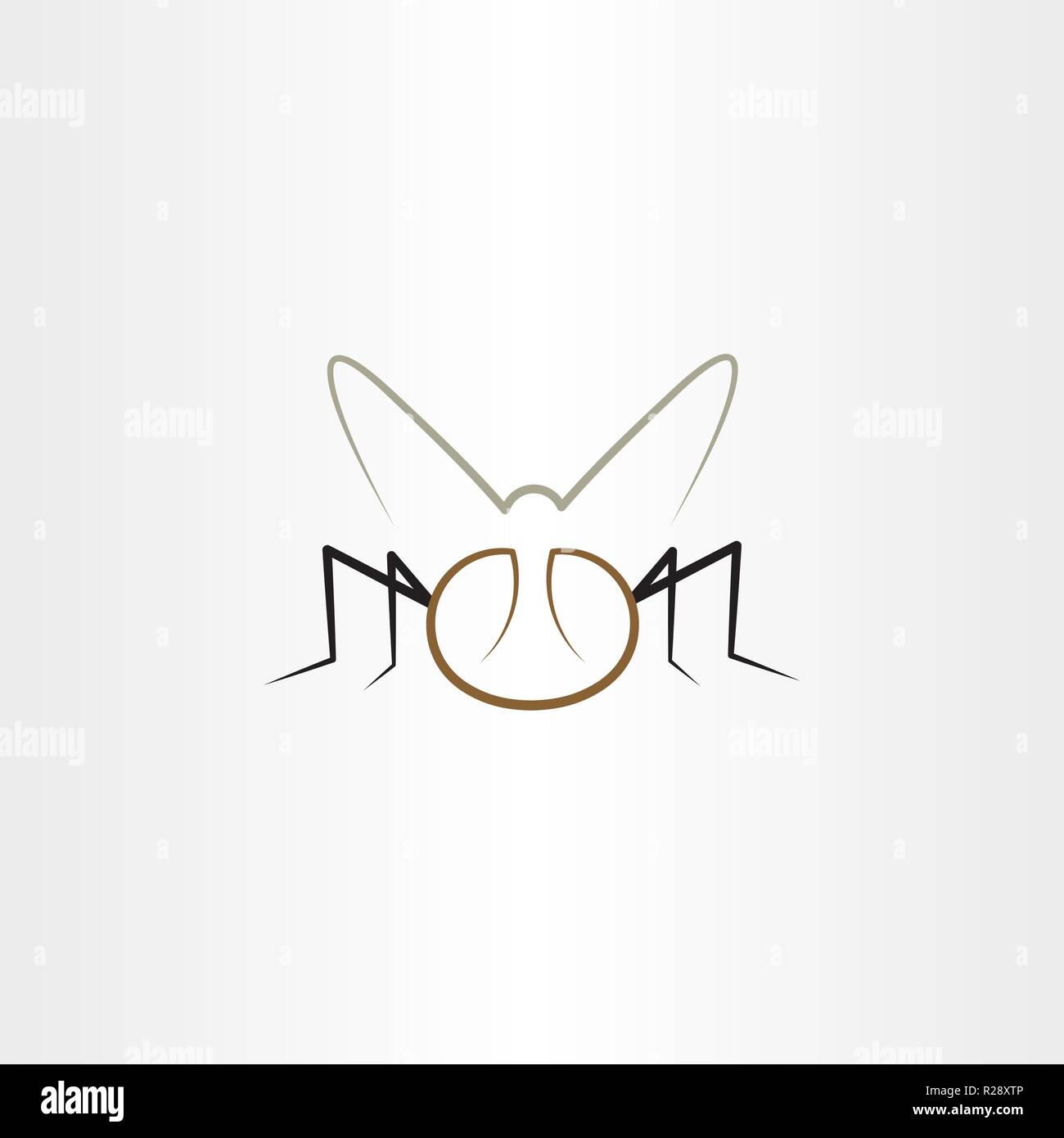 fly icon vector element insect illustration Stock Vector Image & Art ...