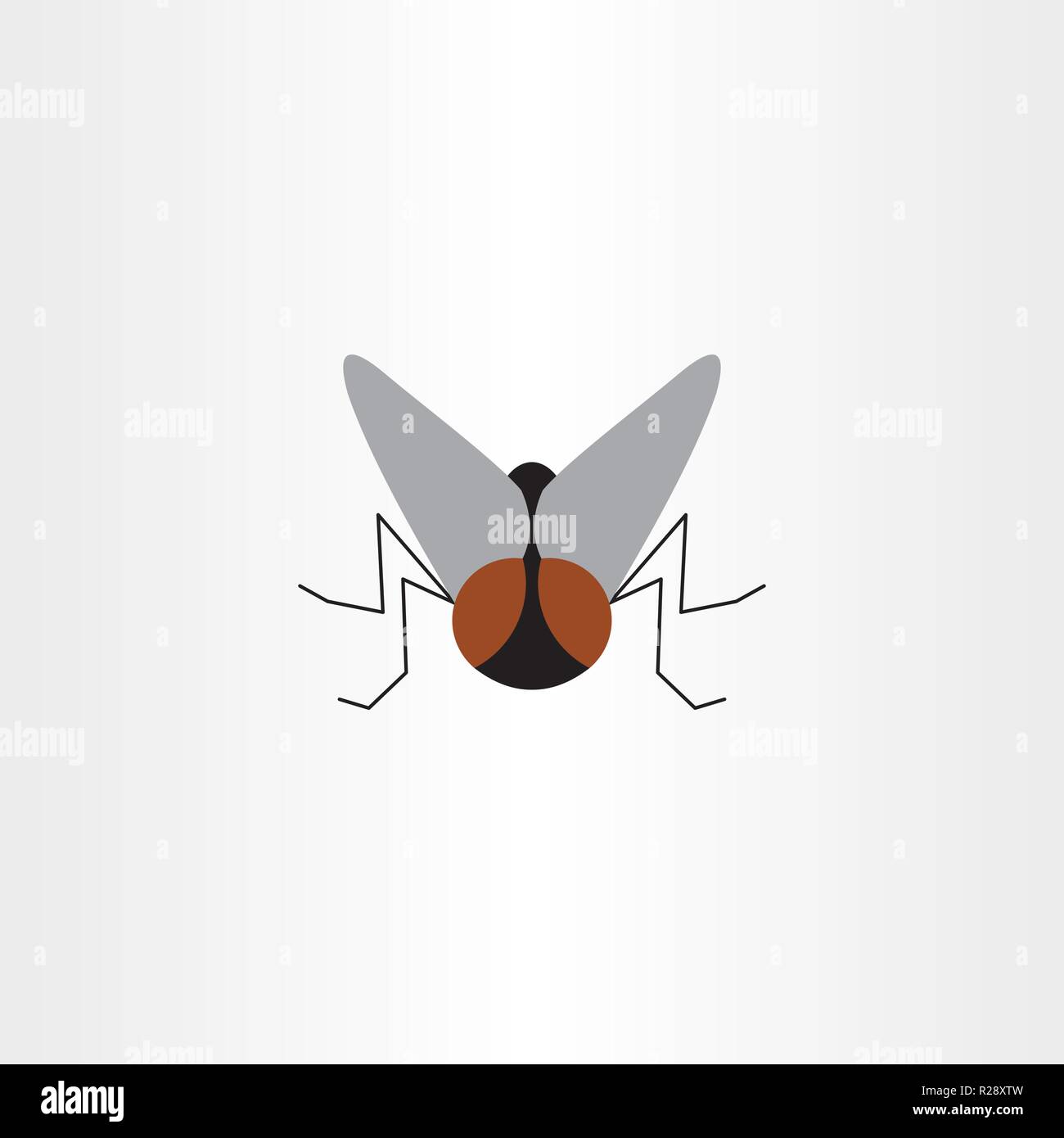 fly insect vector logo symbol sign element Stock Vector Image & Art - Alamy