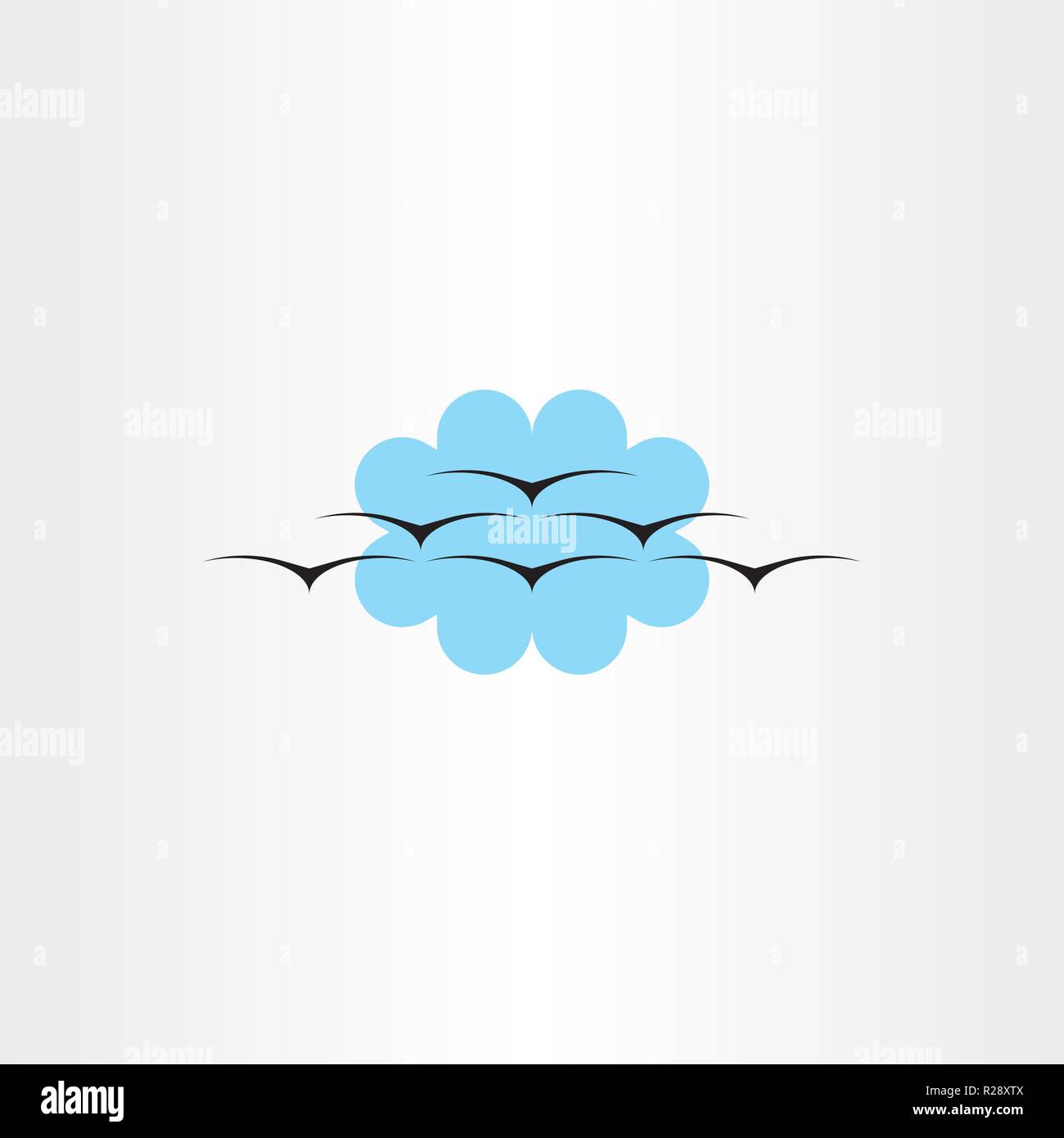 flying birds in the sky vector logo Stock Vector Image & Art - Alamy