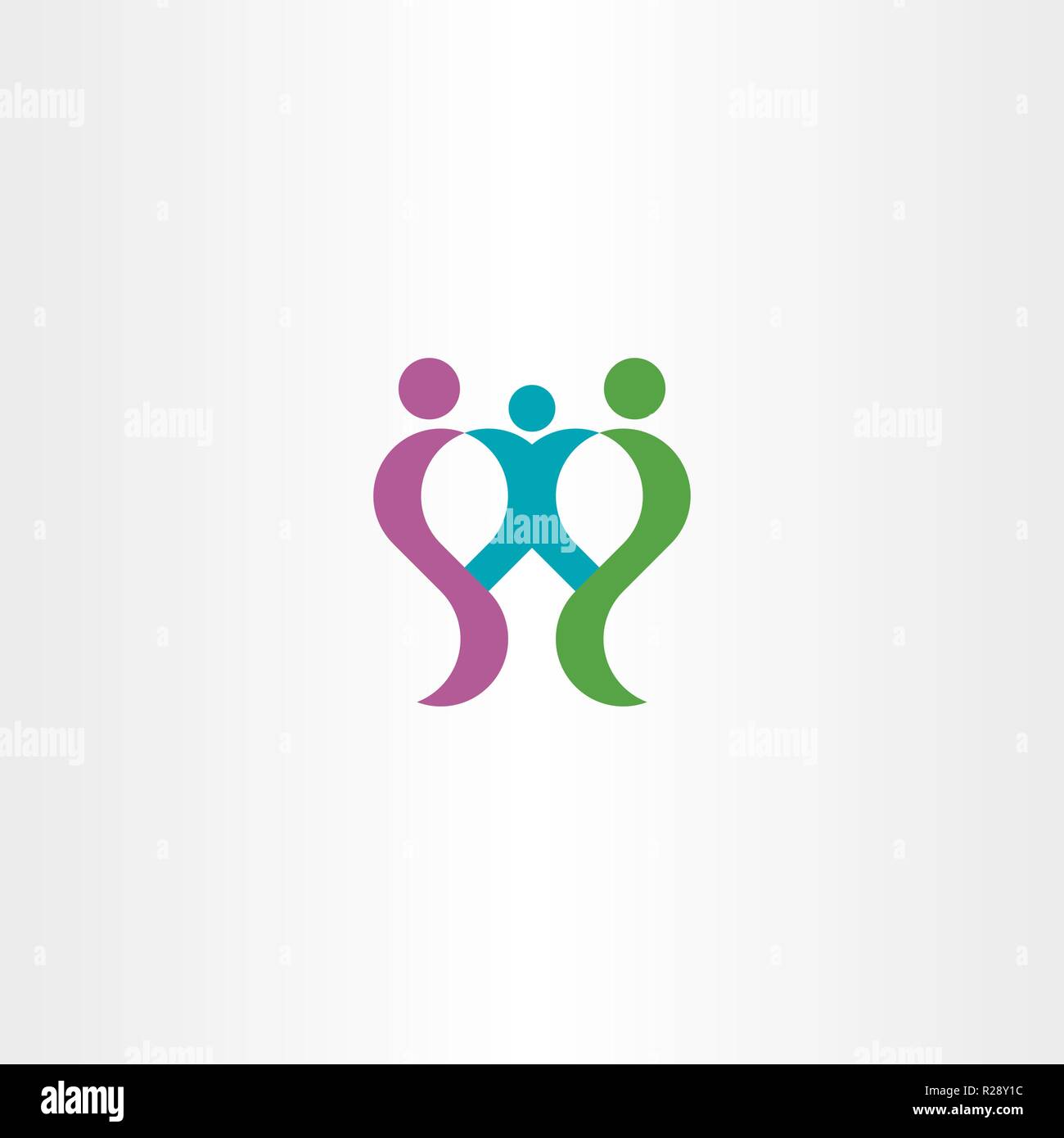 logo parents and child symbol Stock Vector Image & Art - Alamy