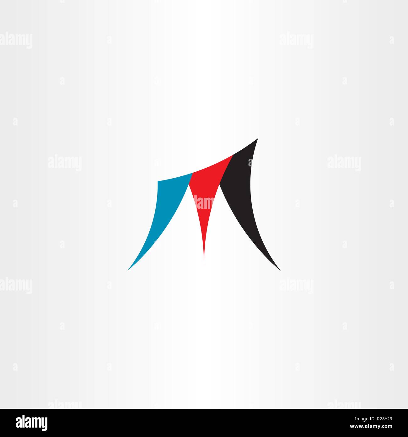 Black And Blue M Logo