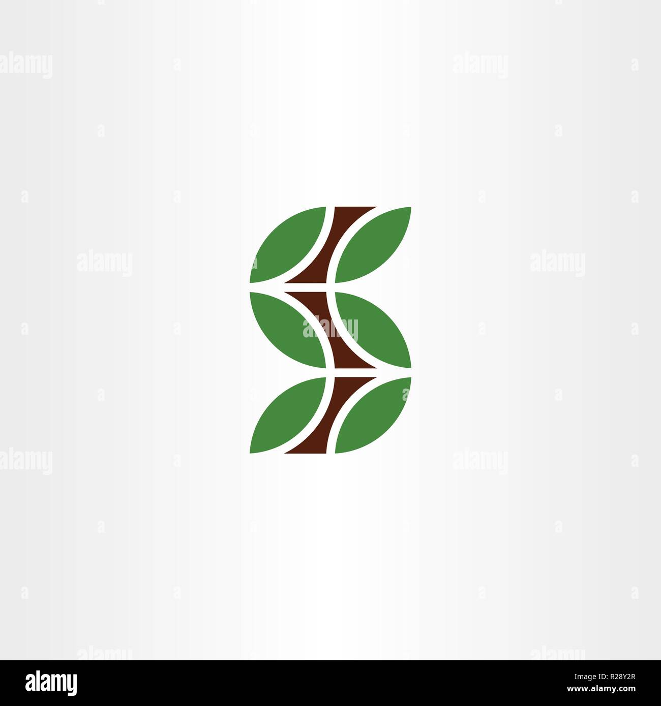 Letter leaves Stock Vector Images - Alamy