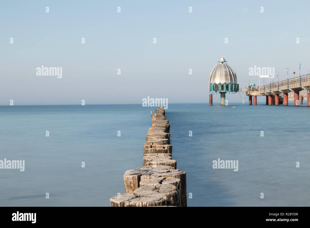 Zingst, Germany - October 10,2018: View of the diving bell in Zingst ...