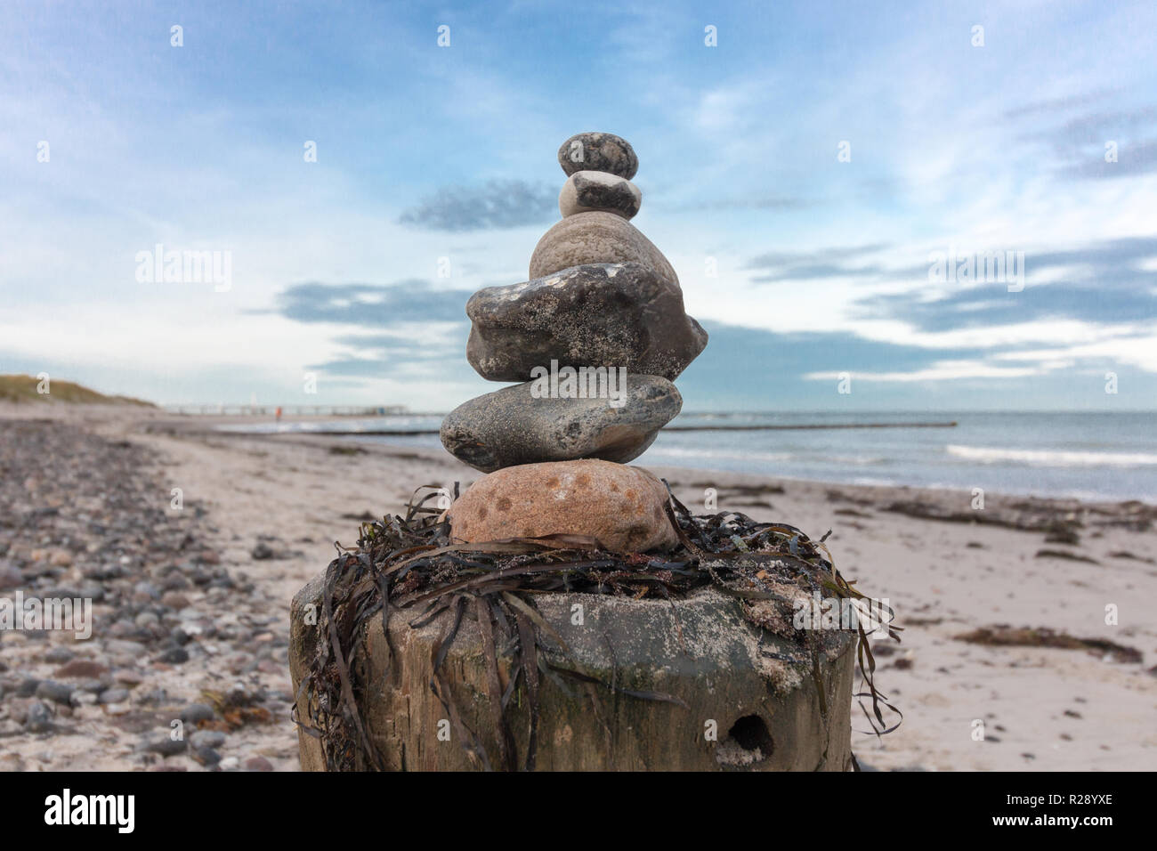 Stone Stack Beach High Resolution Stock Photography and Images - Alamy