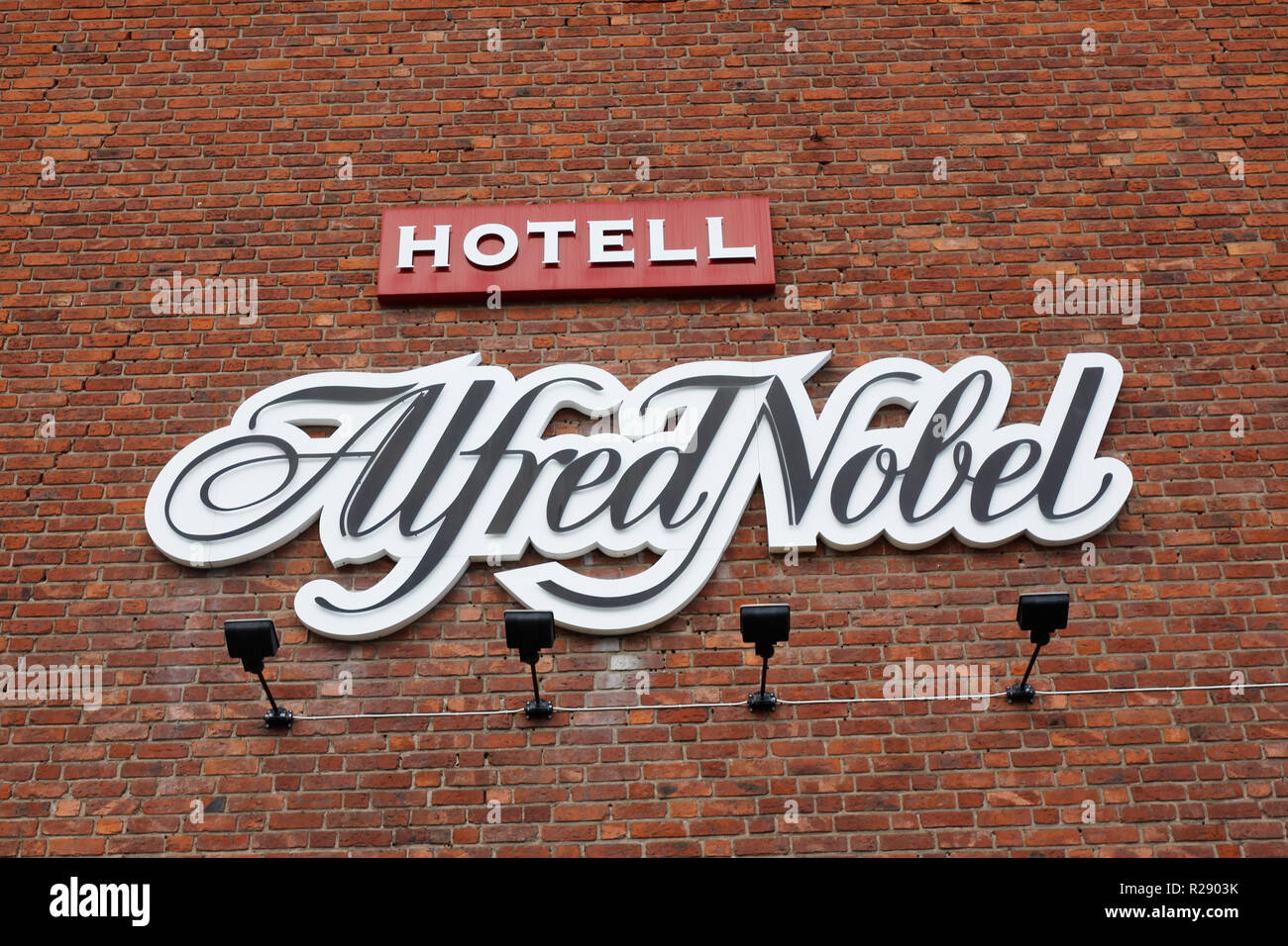Alfred nobel logo hi-res stock photography and images - Alamy