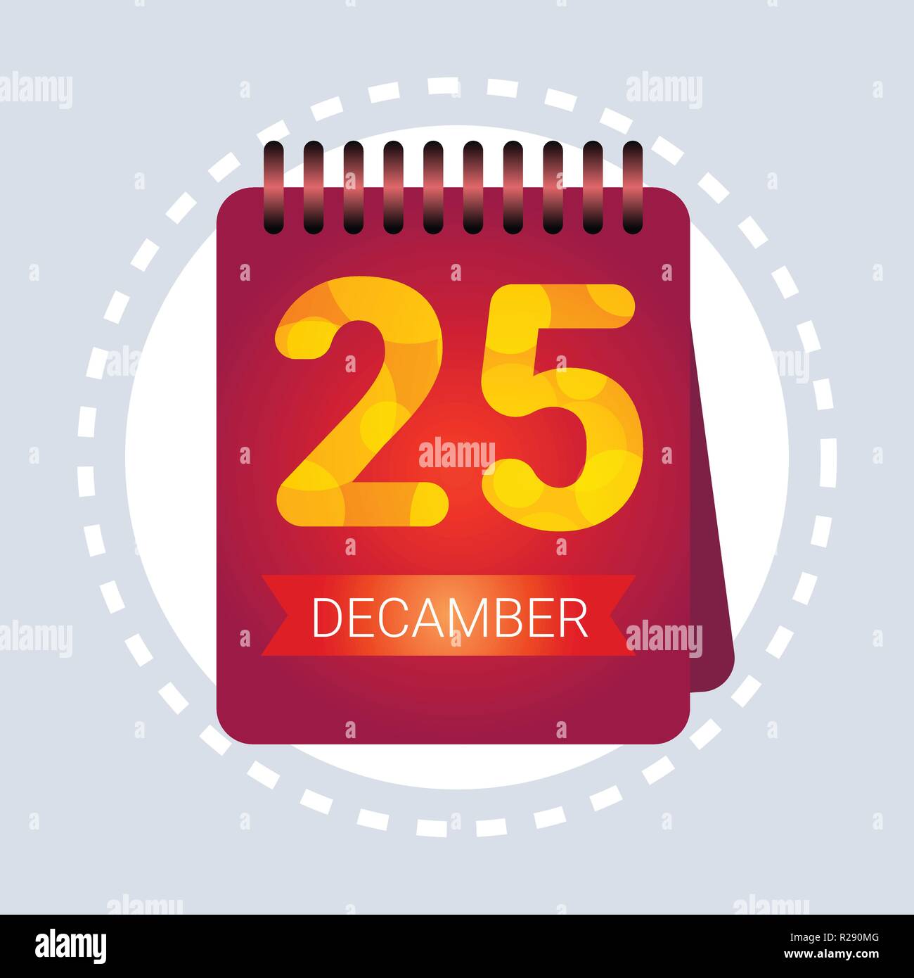 decorative tear off 25 december calendar happy new year merry christmas ...