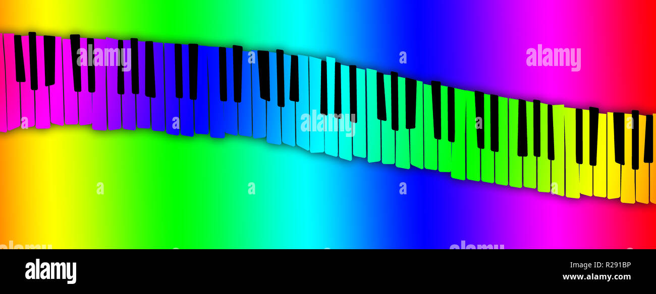 Piano piano keyboard distorted hi-res stock photography and images - Alamy
