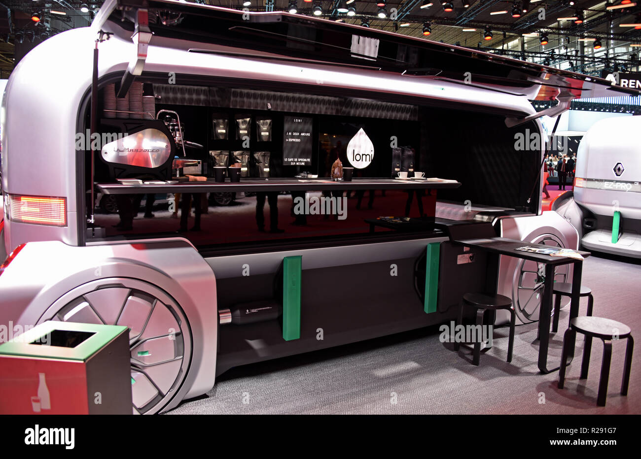 Renault EZ-Pro concept car full electric, Mondial Paris Motor Show ...