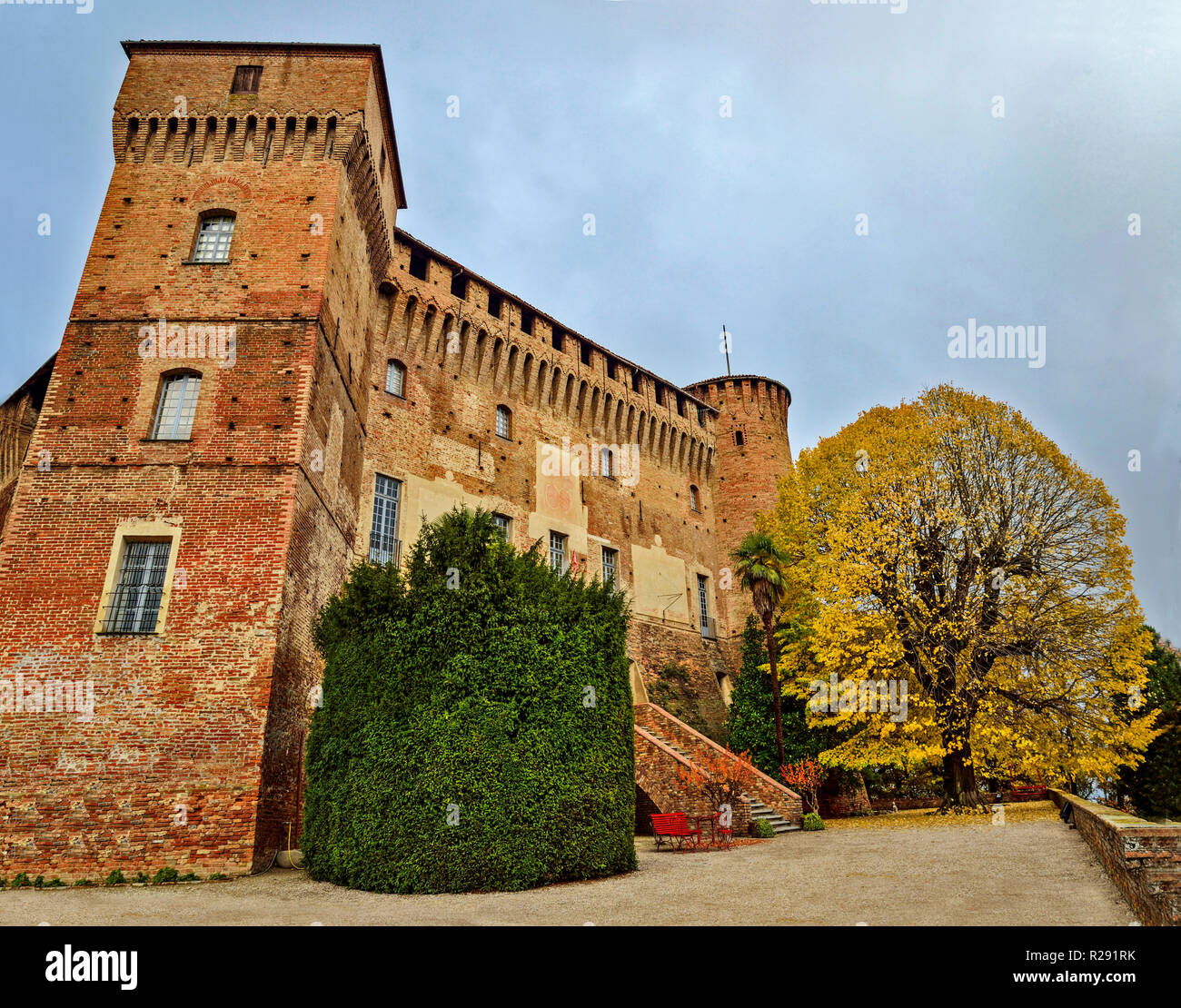Piemonte, Italy, Roero castle Stock Photo - Alamy