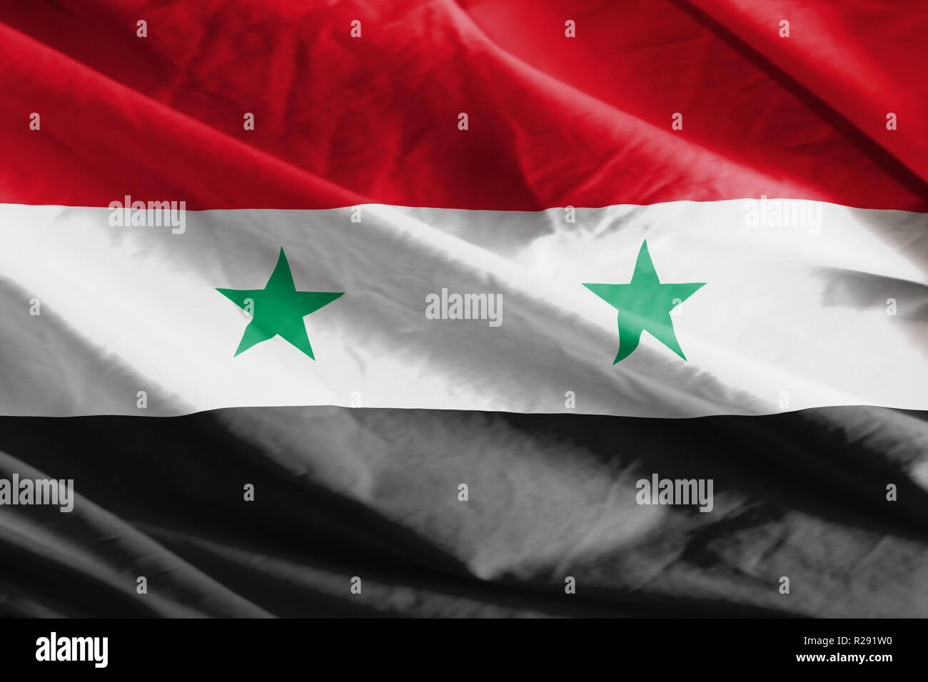 Syria fabric flag hi-res stock photography and images - Alamy