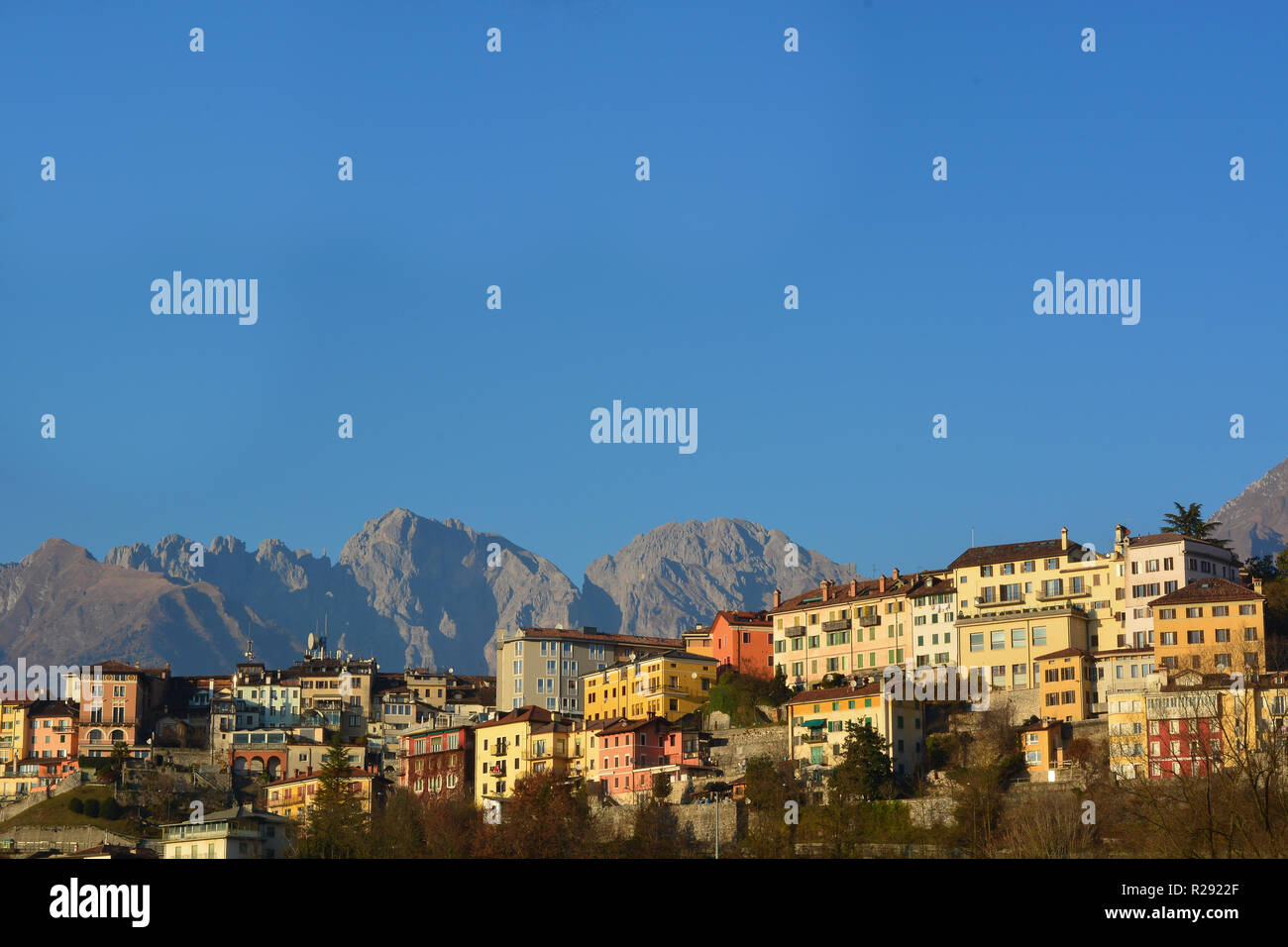 the beautiful Venetian city of Belluno, in Italy Stock Photo - Alamy