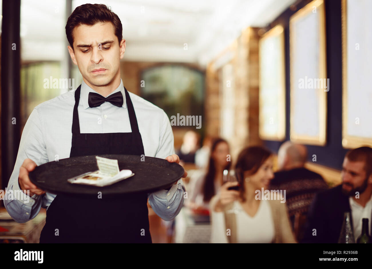 Frustrated customers at restaurant High Resolution Stock Photography ...