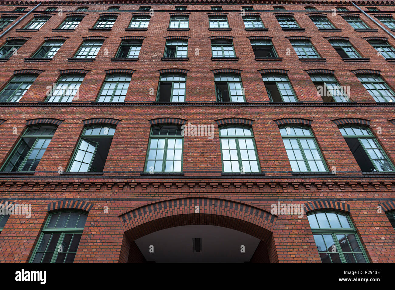Facade of a former factory building around 1900, today offices for ...