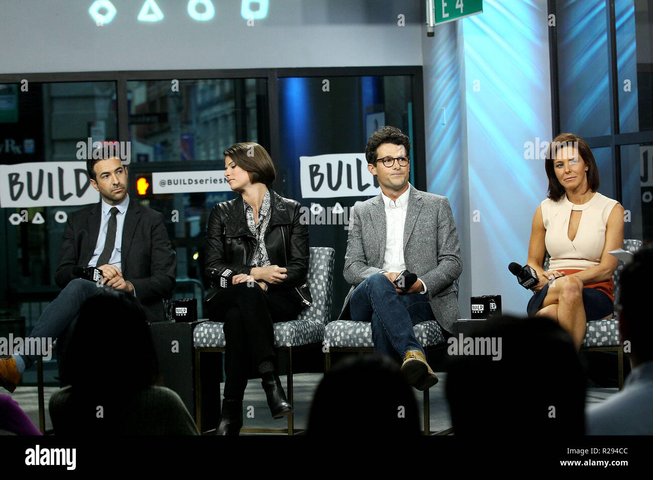 NEW YORK, NY - APRIL 19: Build Series Presents Ari Melber, Kasie Hunt ...