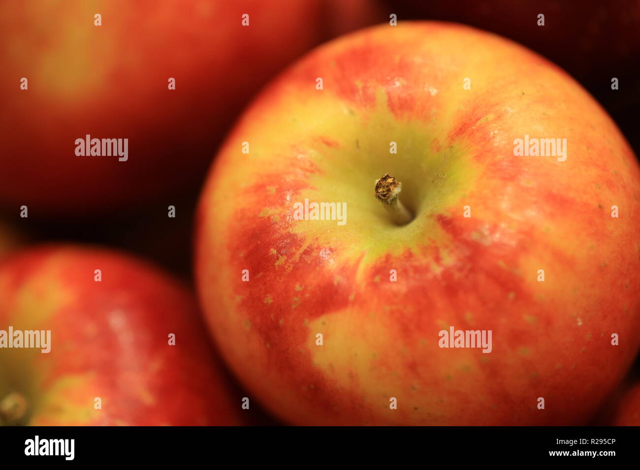 red apple detail Stock Photo - Alamy