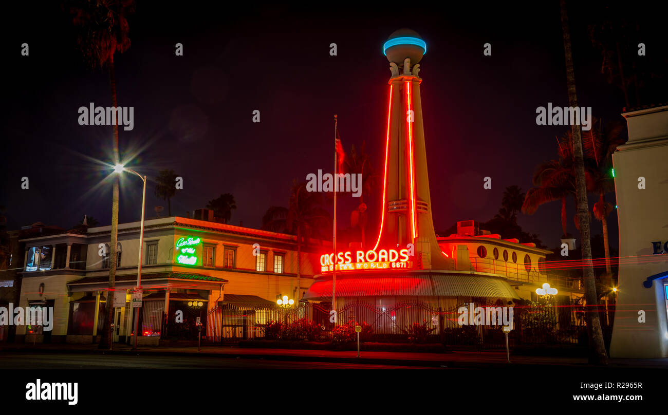 Crossroads of the World - Hollywood, California Stock Photo - Alamy
