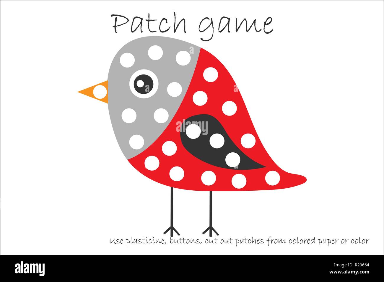 Education Patch game Bullfinch for children to develop motor skills ...
