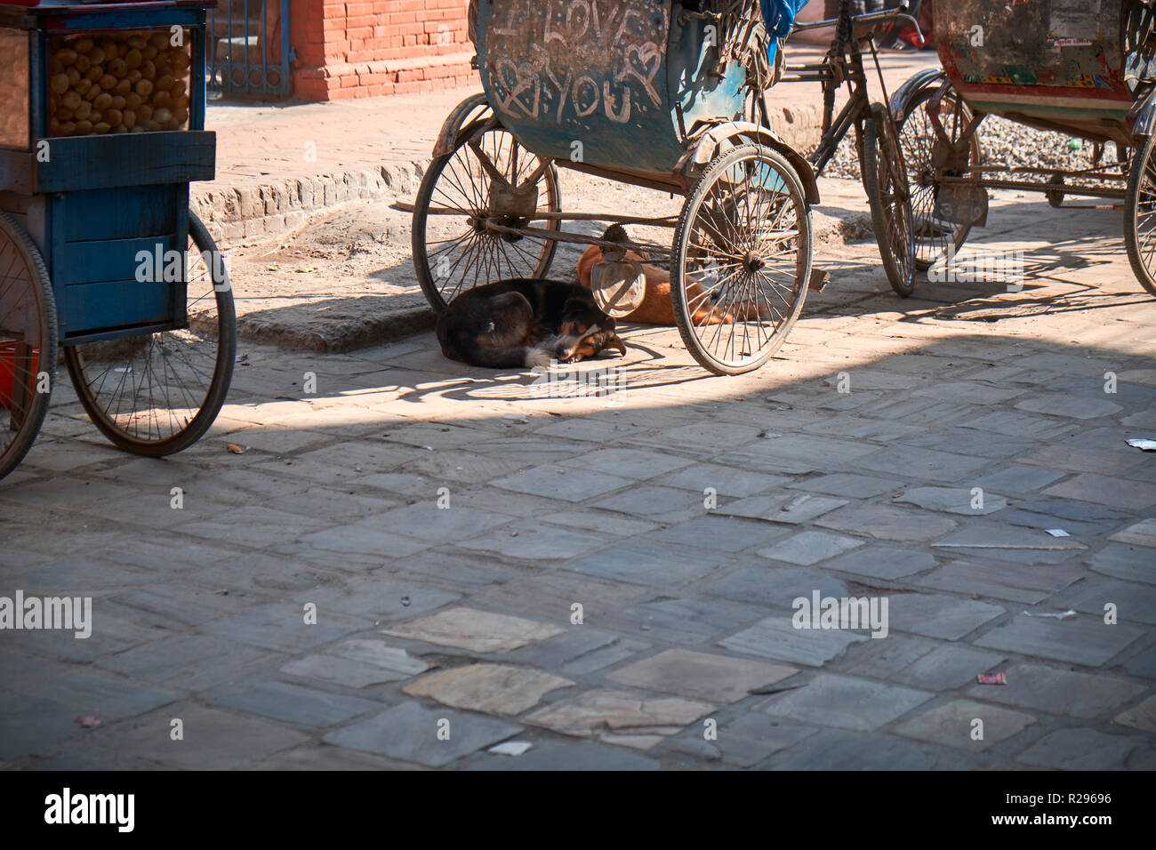 Rikscha kathmandu hi-res stock photography and images - Alamy