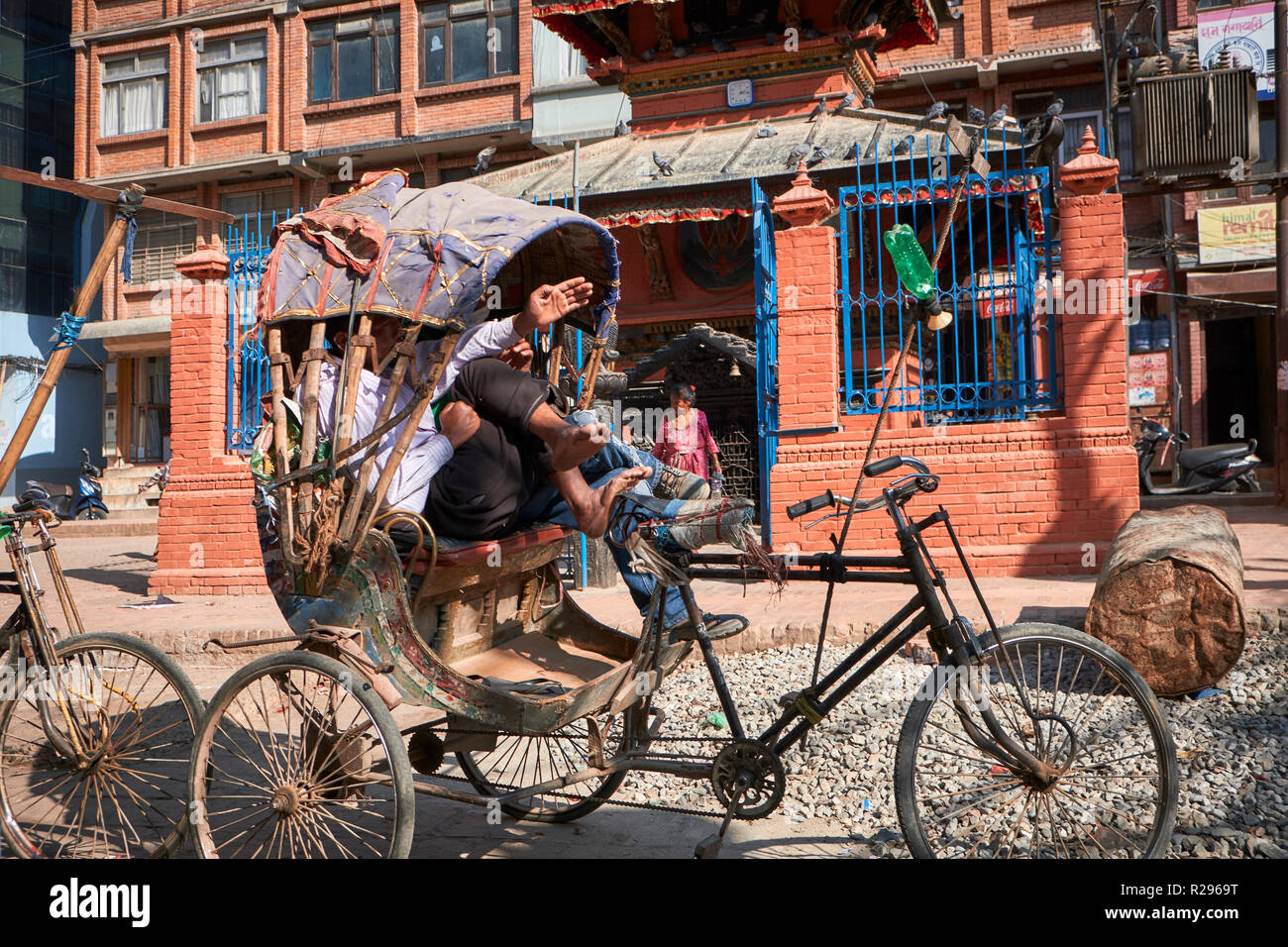 Rikscha kathmandu hi-res stock photography and images - Alamy