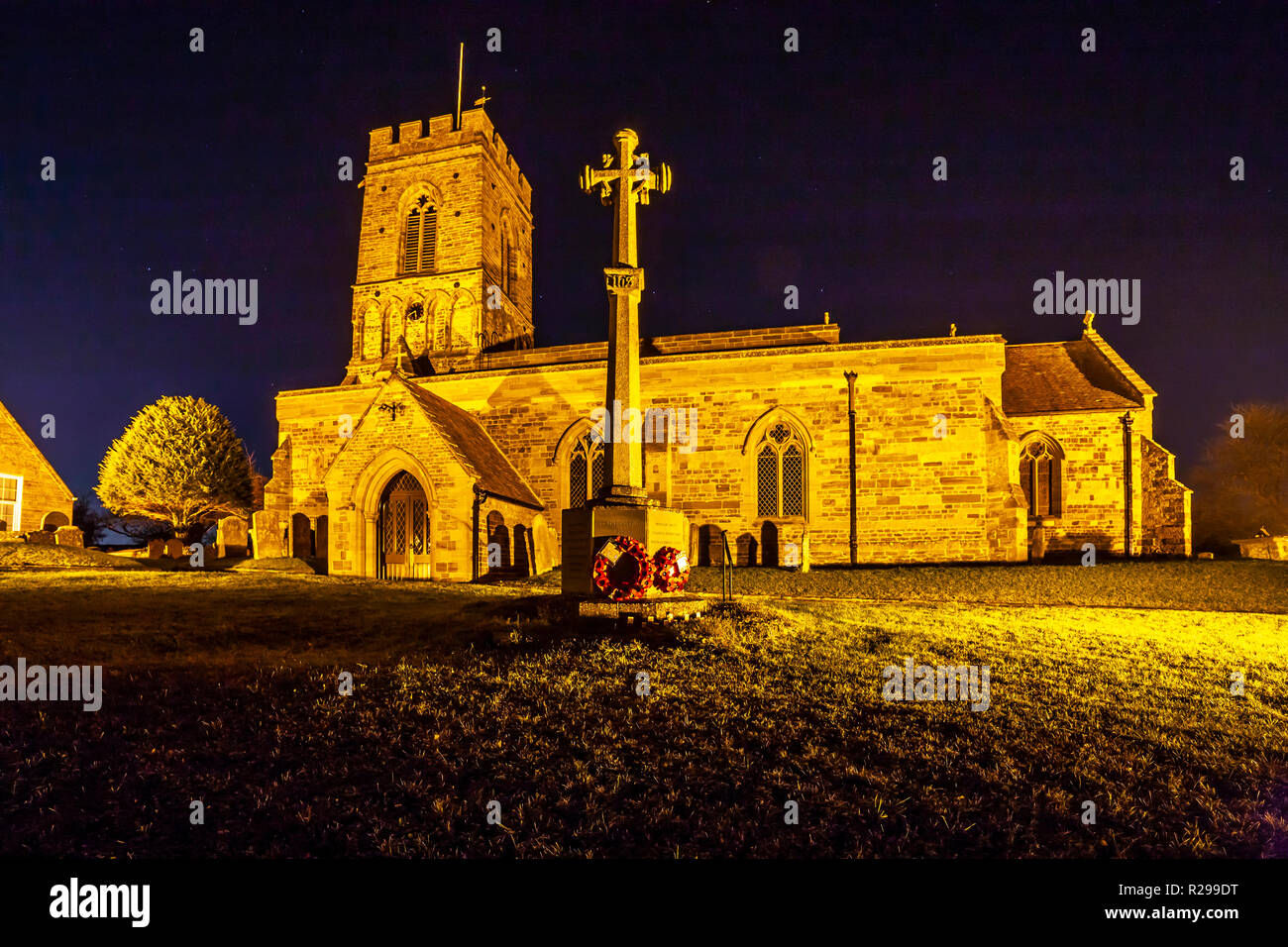St Mary the Virgin, Little Houghton, Northamptonshire, England Stock ...