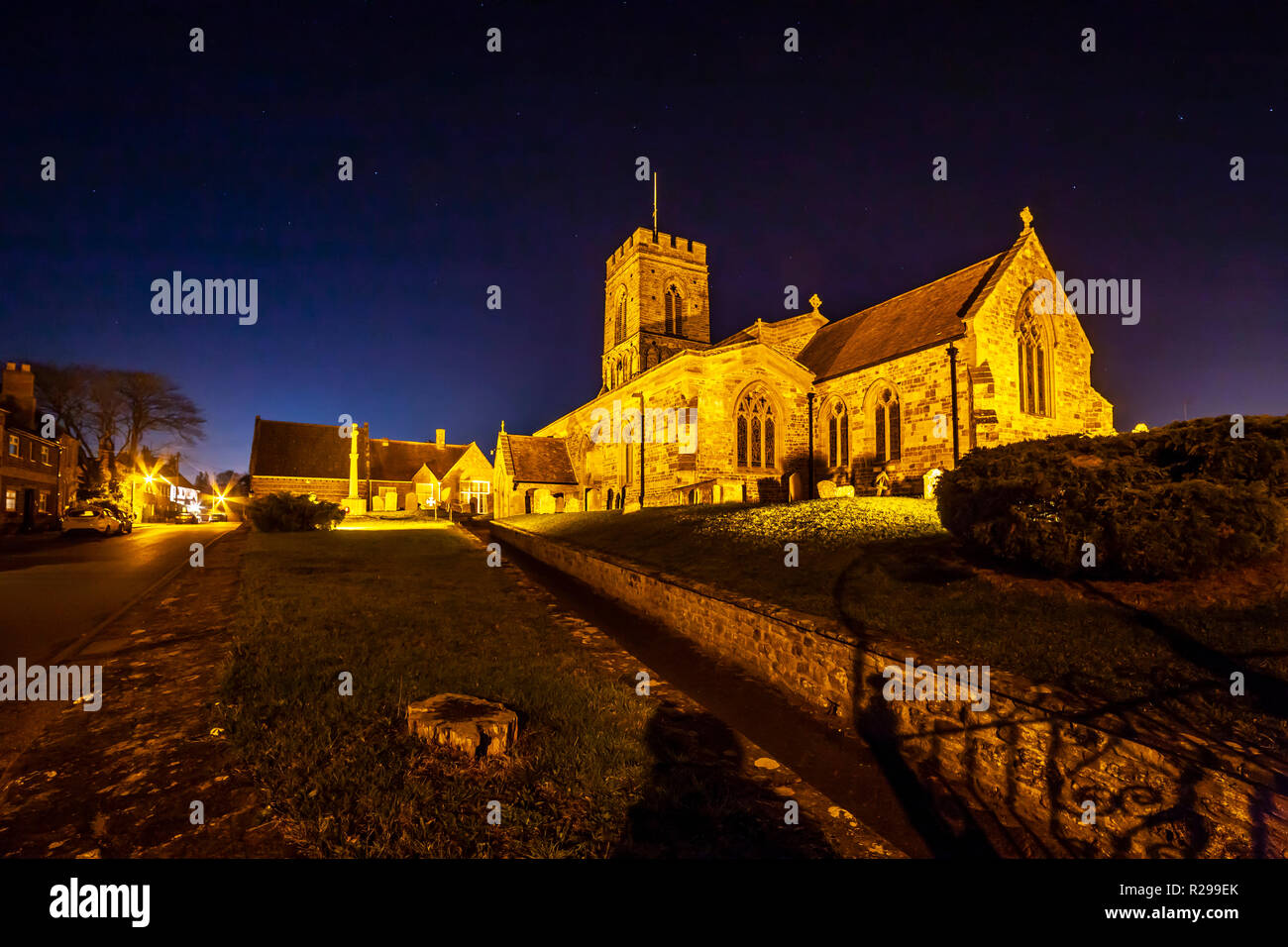 St Mary the Virgin, Little Houghton, Northamptonshire, England Stock ...