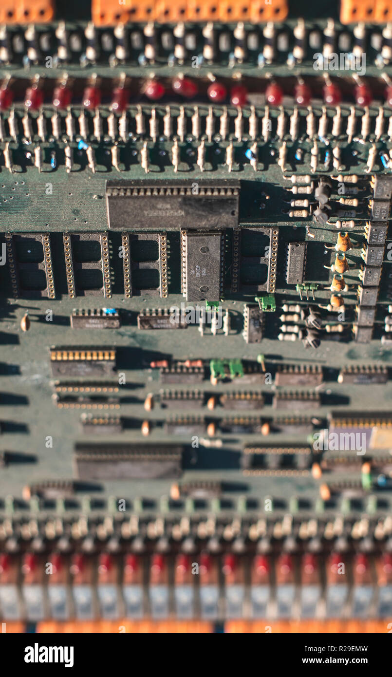 Old Device board Stock Photo - Alamy