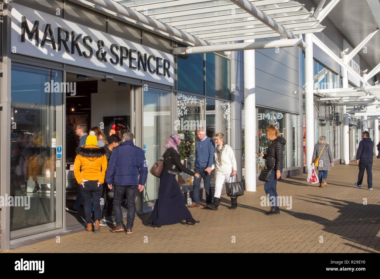 M&S Store in Preston retail park, UK Stock Photo - Alamy