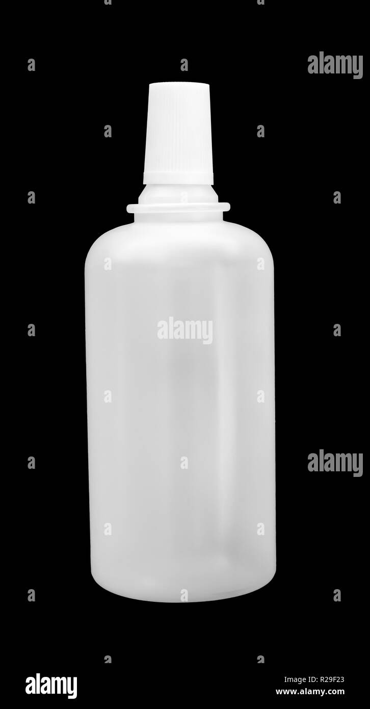 Plastic package bottle isolated Stock Photo - Alamy