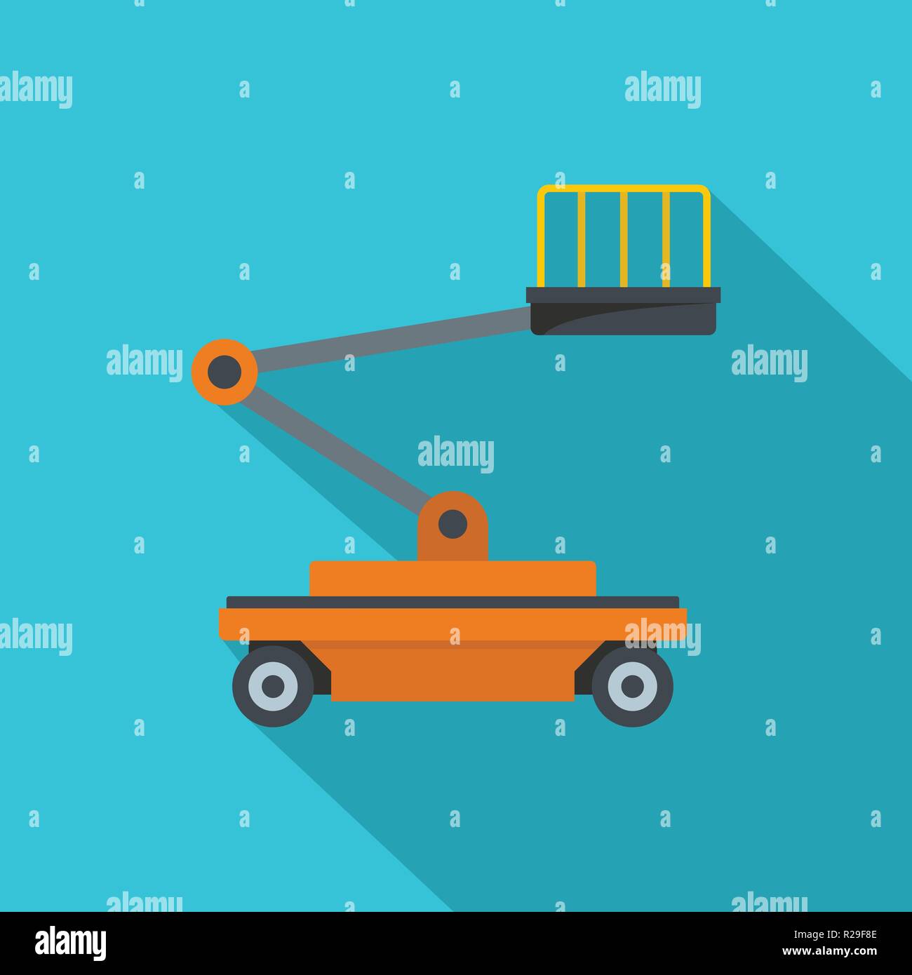 Building platform icon. Flat illustration of bilding platform vector ...