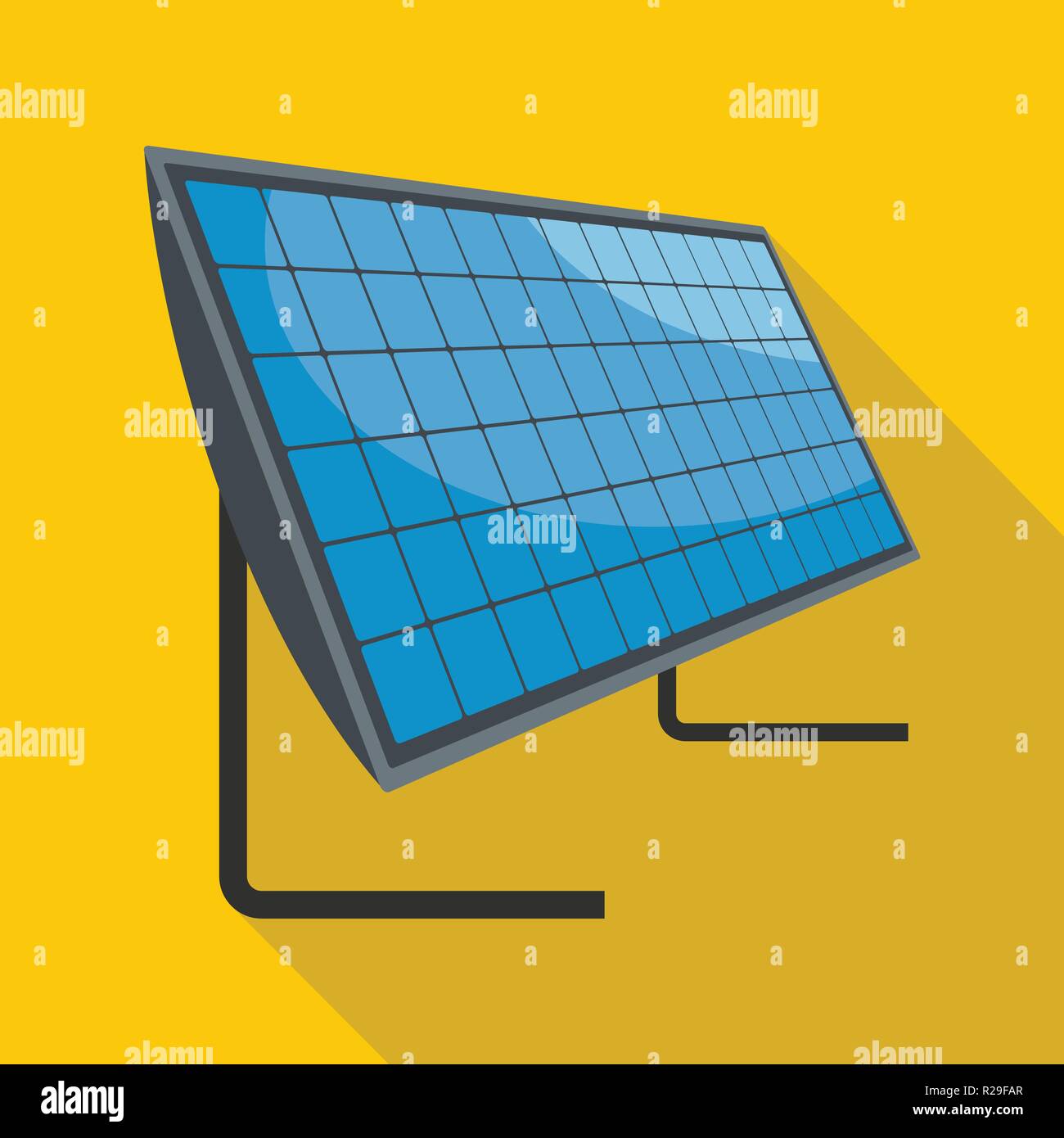 Energy generation icon. Flat illustration of energy generation vector ...