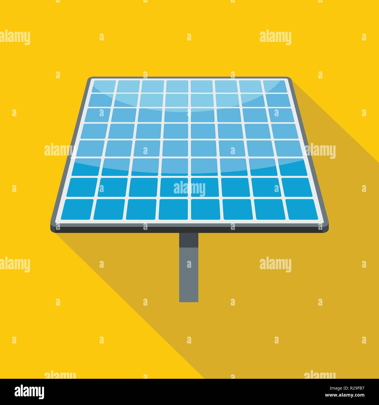 Solar generation icon. Flat illustration of solar generation vector ...
