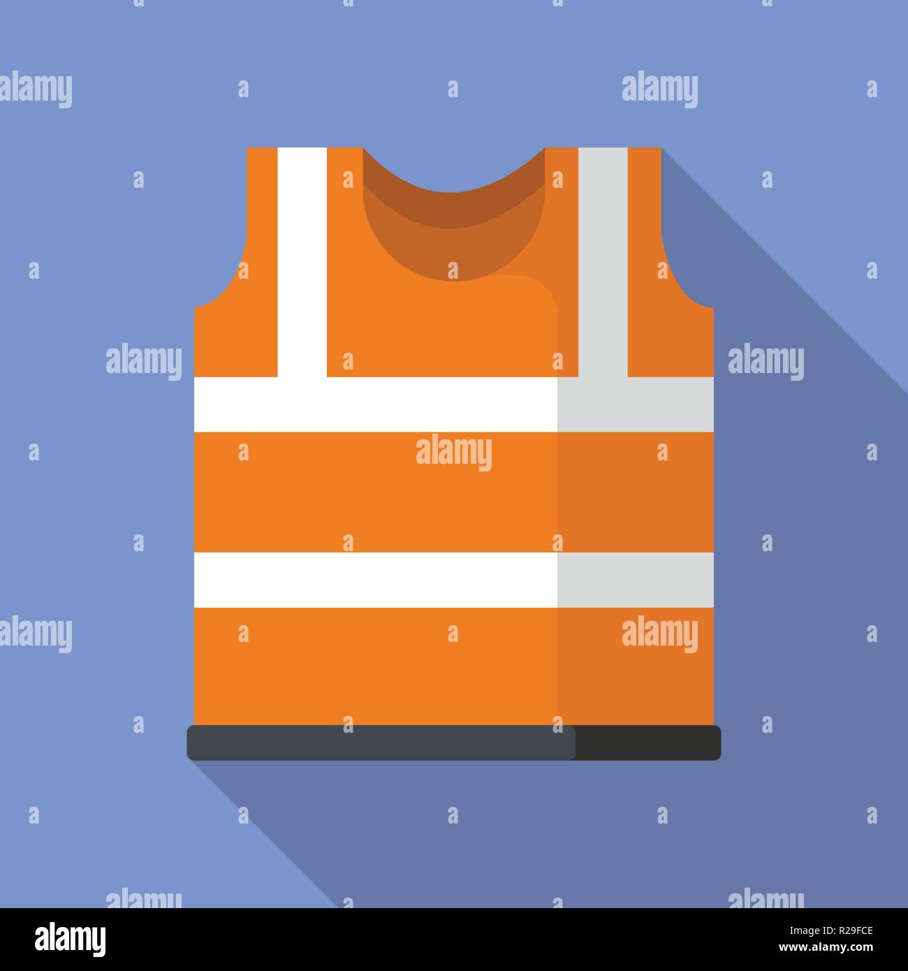 Safety vest icon. Flat illustration of safety vest vector icon for web ...